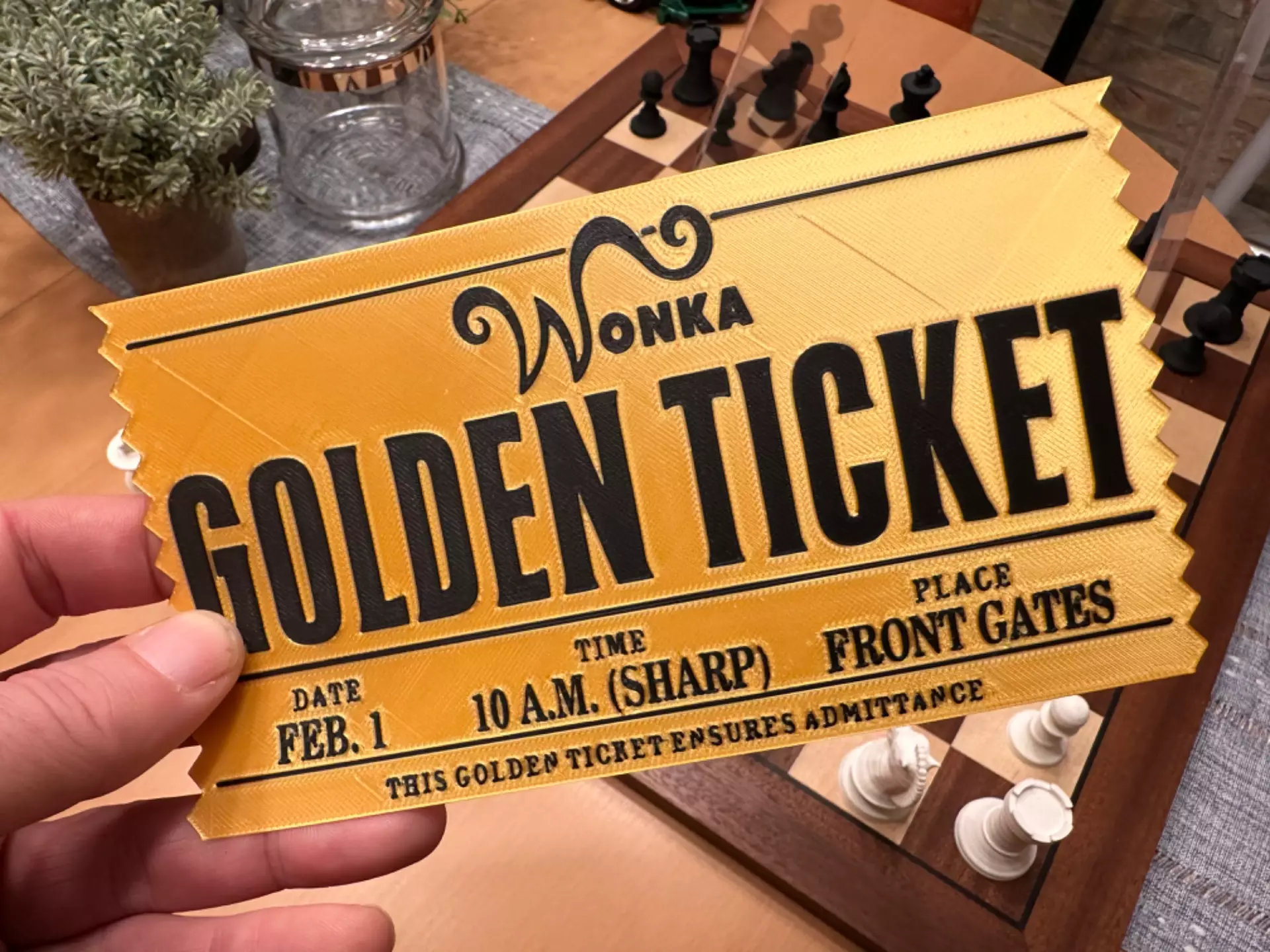 Willy Wonka golden Ticket Makeronline More Than Fun
