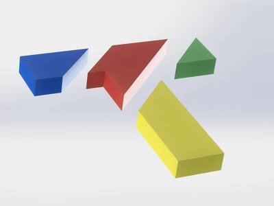 T - puzzle! - MakerOnline 3D Model | 3Drop